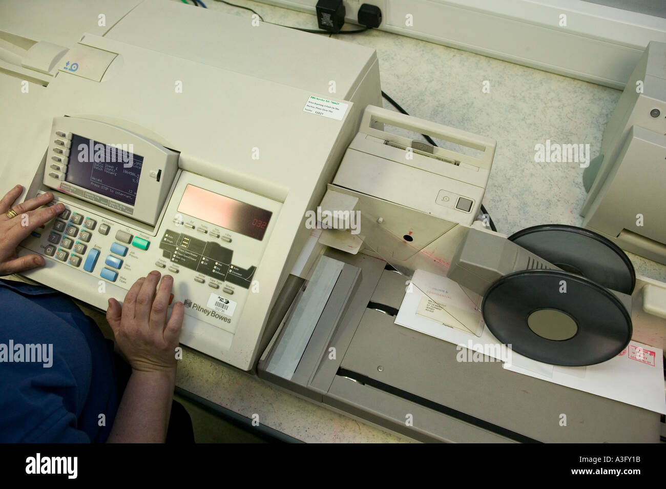 Franking machine hi-res stock photography and images - Alamy
