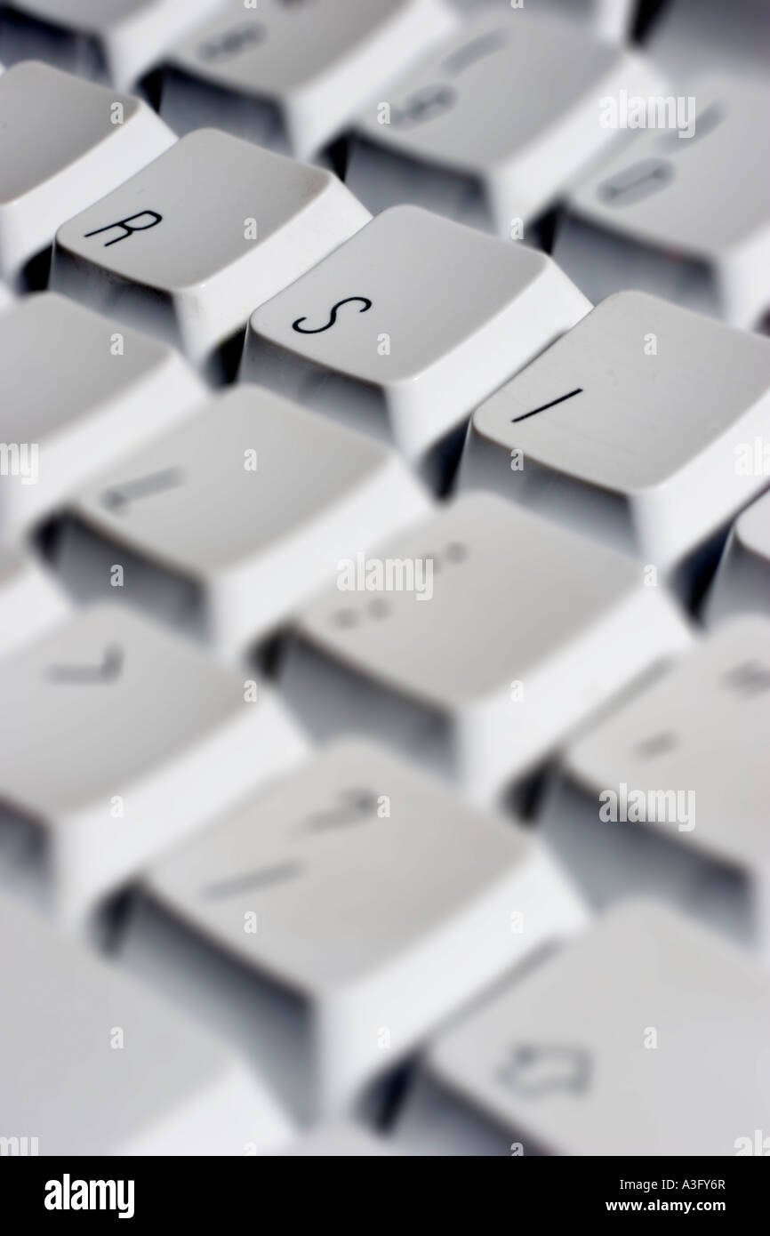 computer keyboard with RSI on keyboard Stock Photo - Alamy