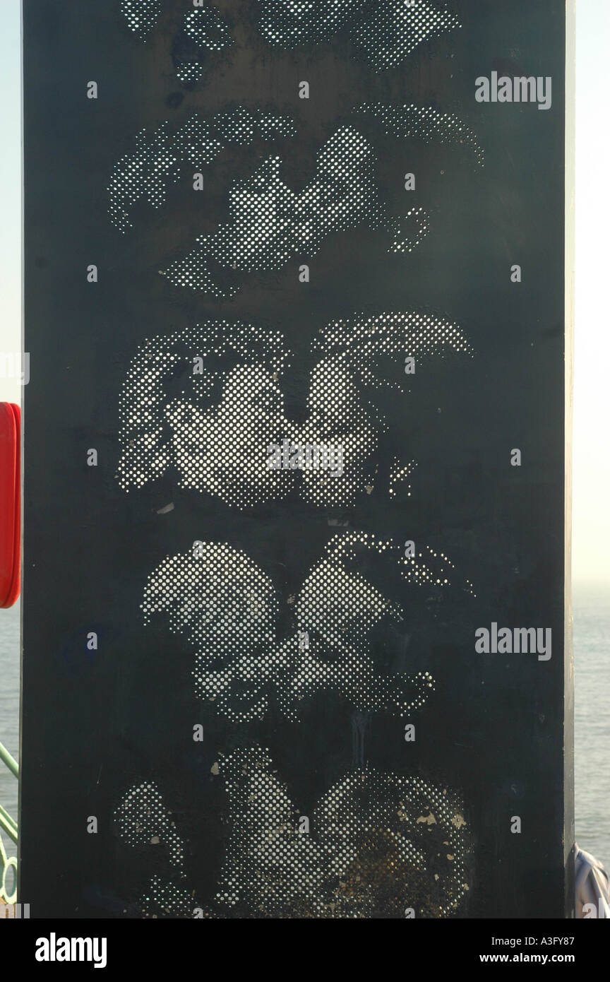 BRIGHTON SEA FRONT ART WORK Stock Photo - Alamy