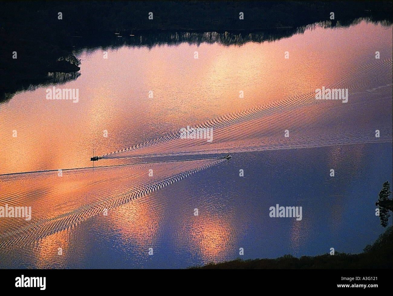 Lake District National park 2 Boats Windermere View from Gummers how ...