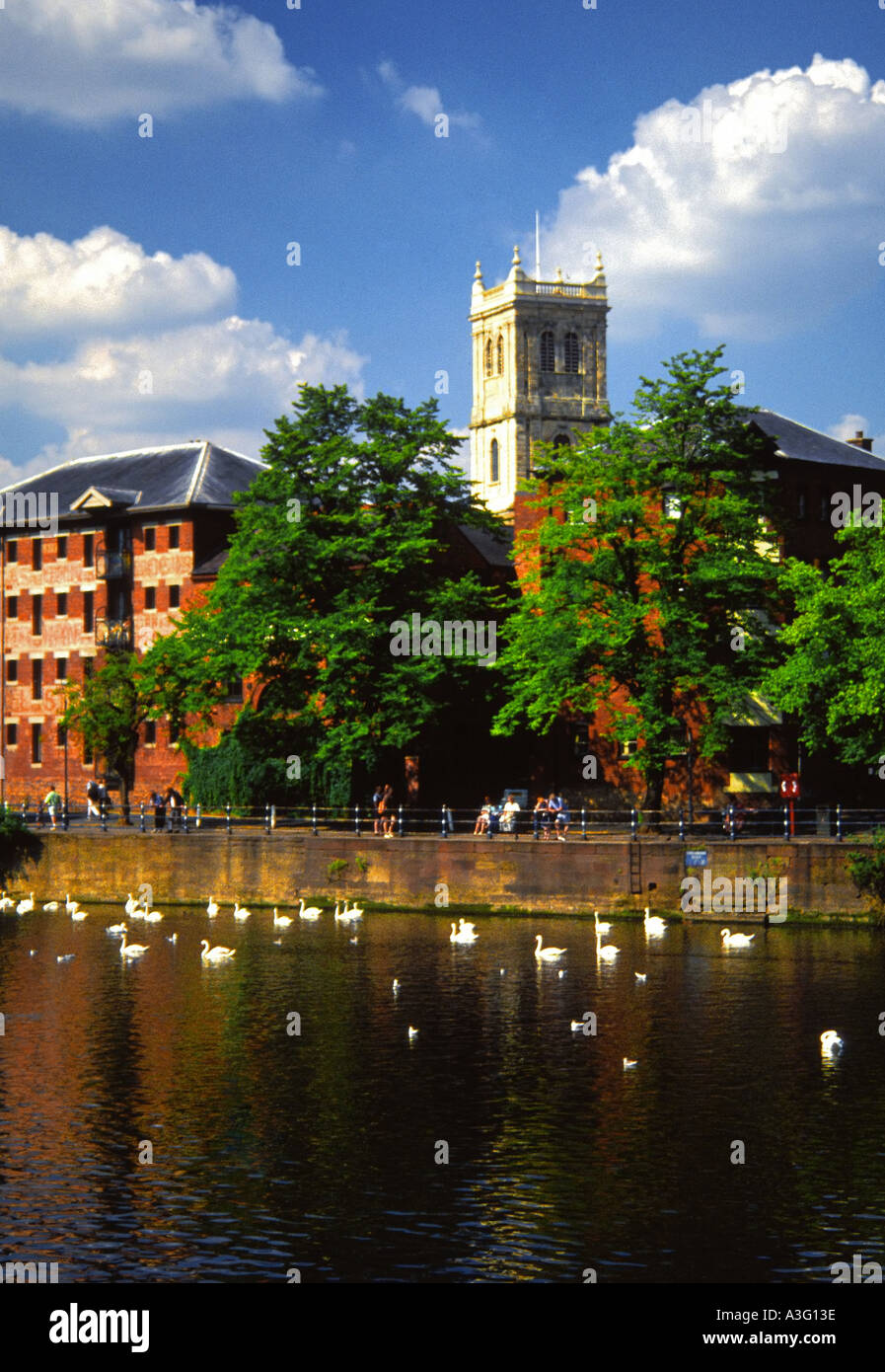 river severn worcester Stock Photo - Alamy
