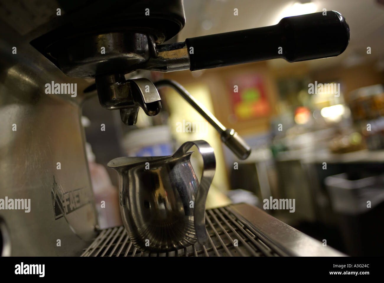 Barrista machine hi-res stock photography and images - Alamy