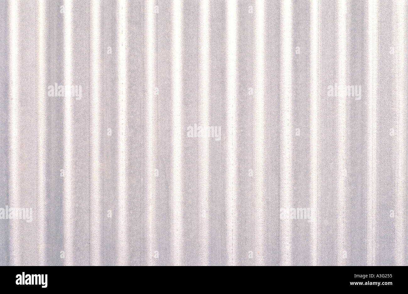 corrugated iron shiny silver Stock Photo - Alamy