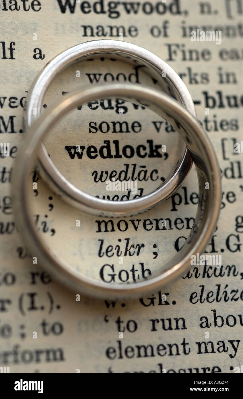 Wedlock hi-res stock photography and images - Alamy