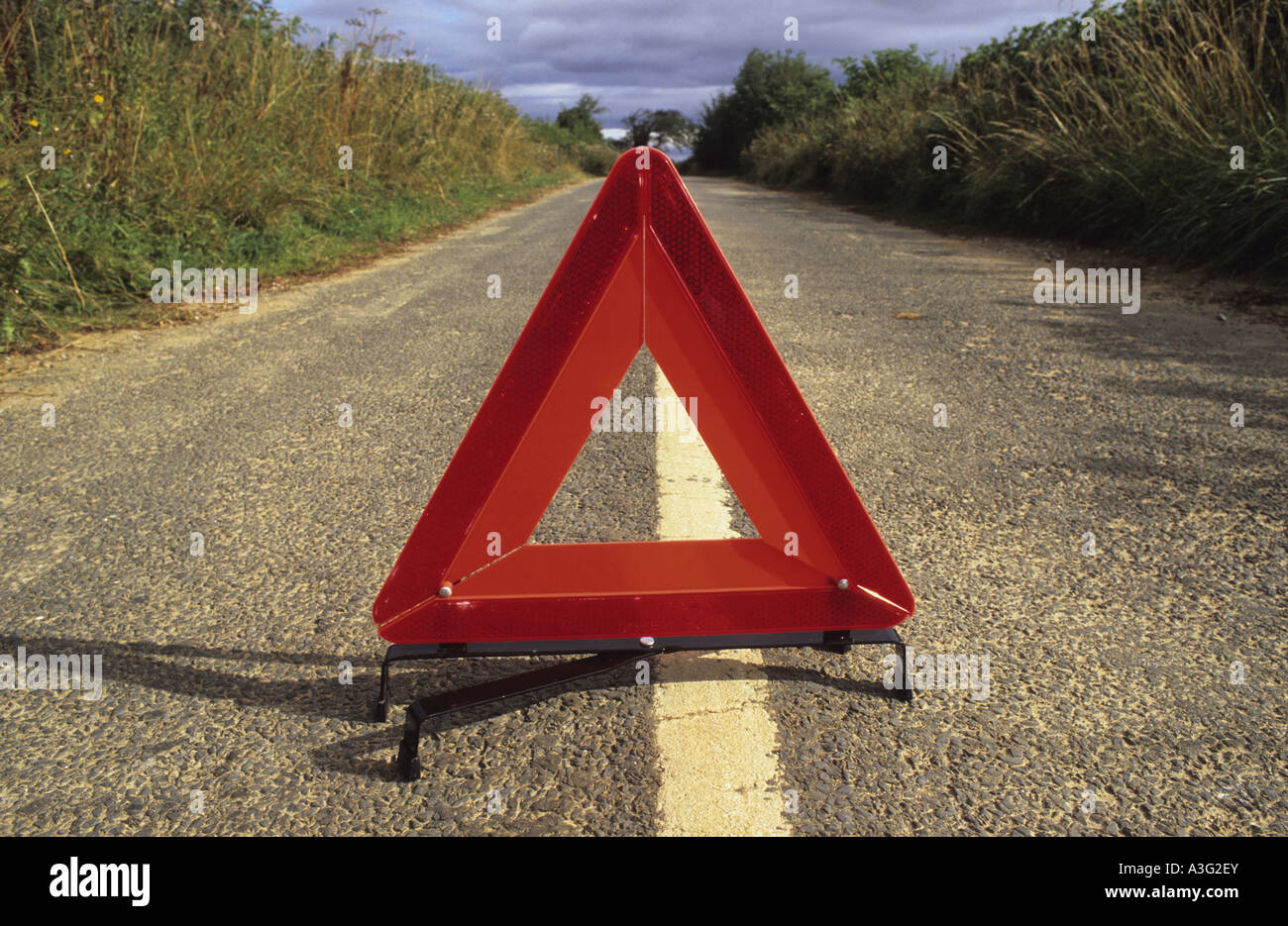 Breakdown warning triangle for lorry hi-res stock photography and ...