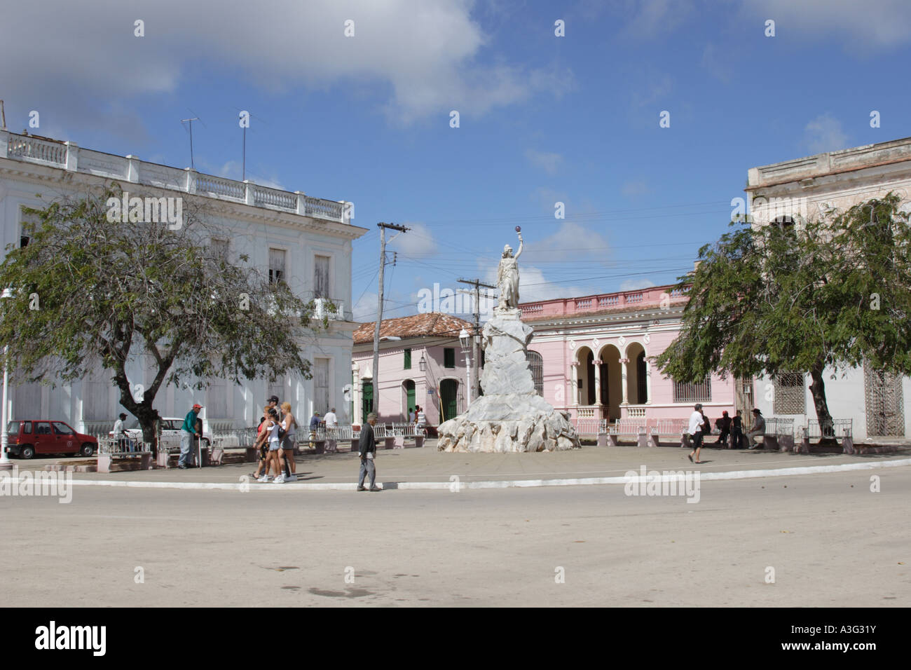 Plaza Marti Remedios Cuba Stock Photo - Alamy