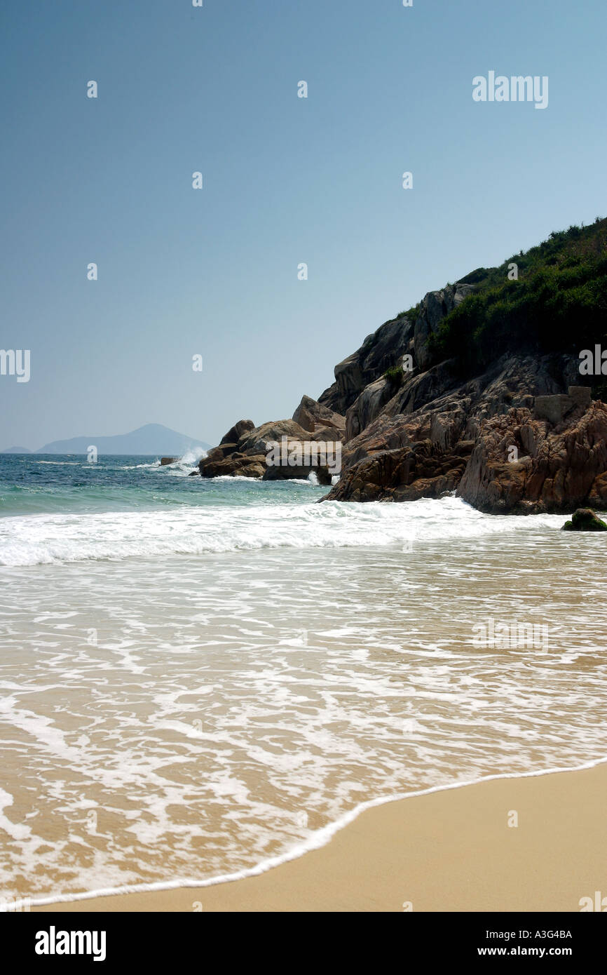 Bangkok beach landscape beautiful sand sea mountain wave blue green ...