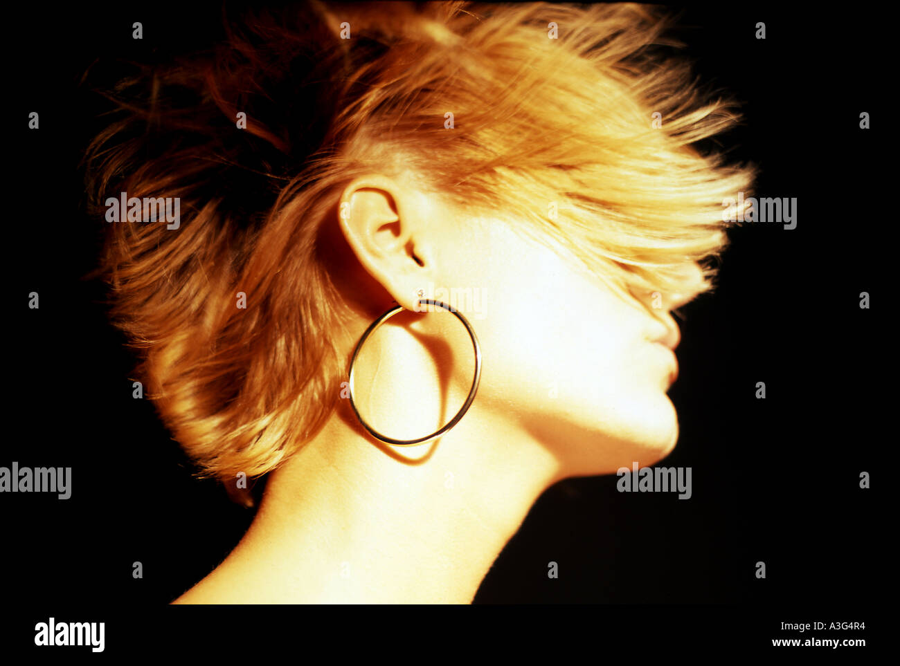 Earring fashion hi-res stock photography and images - Alamy