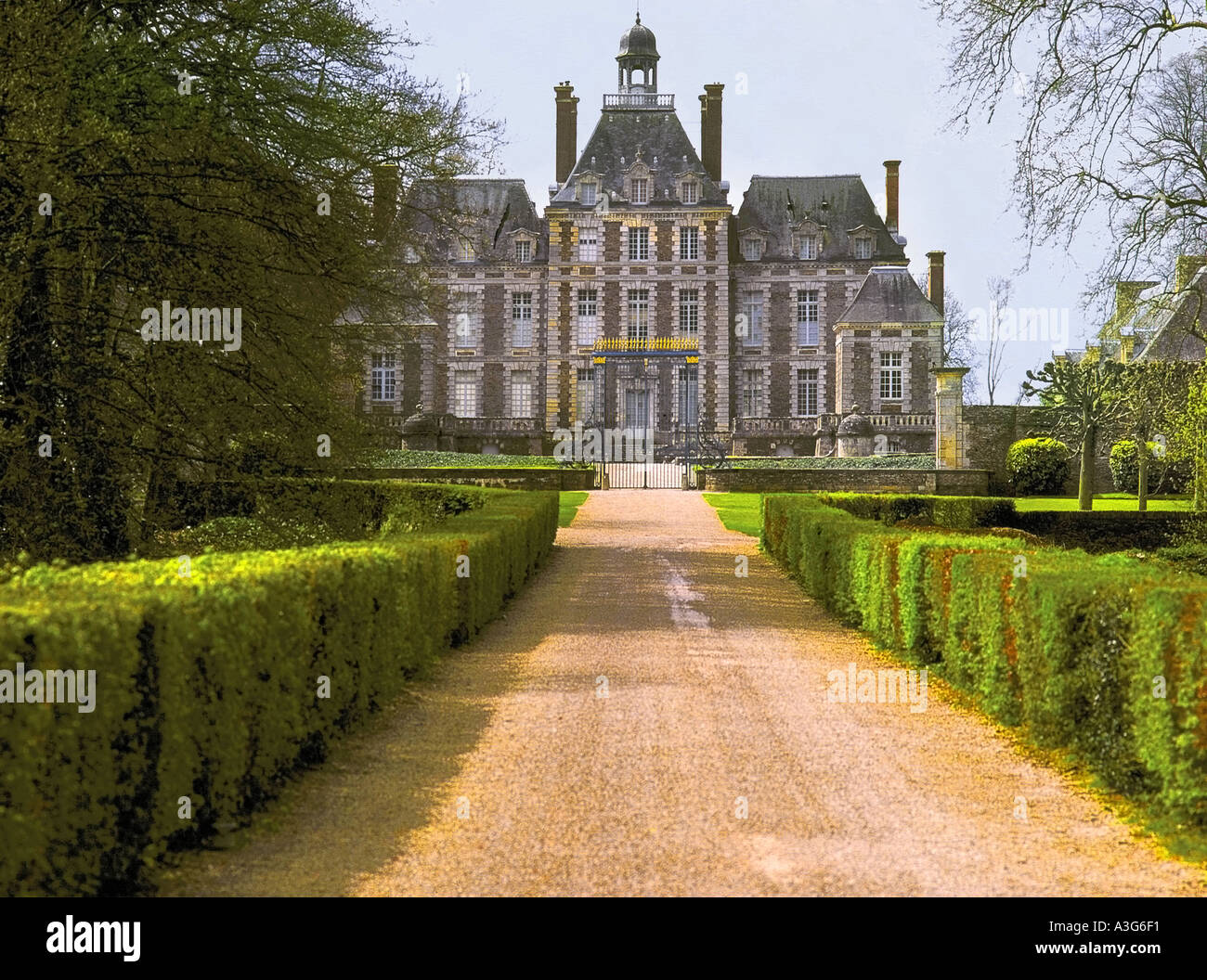 france normandy chateau balleroy david martyn hughes Stock Photo - Alamy