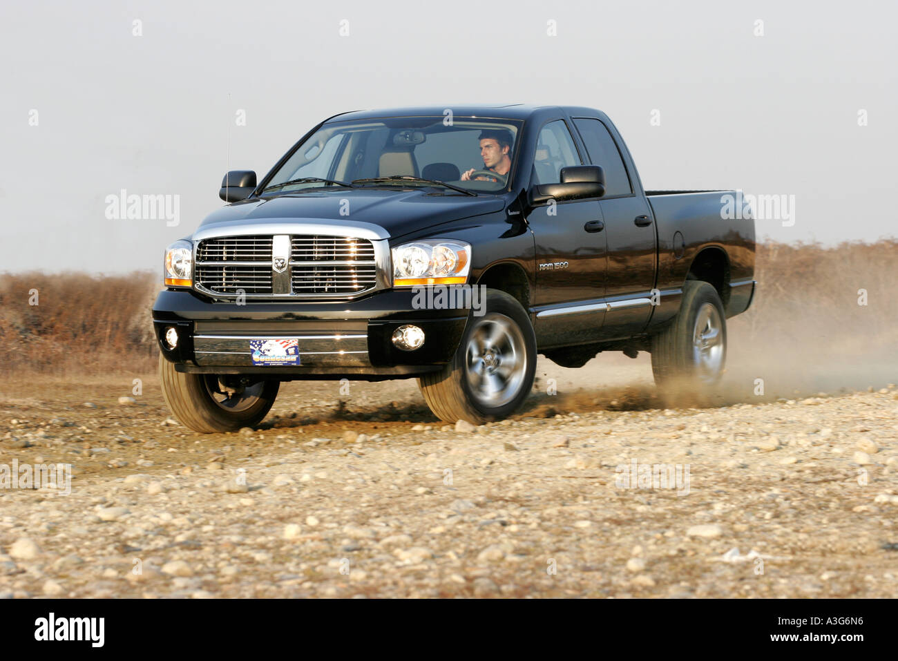 Dodge Ram 2006 In Movement Stock Photo Alamy