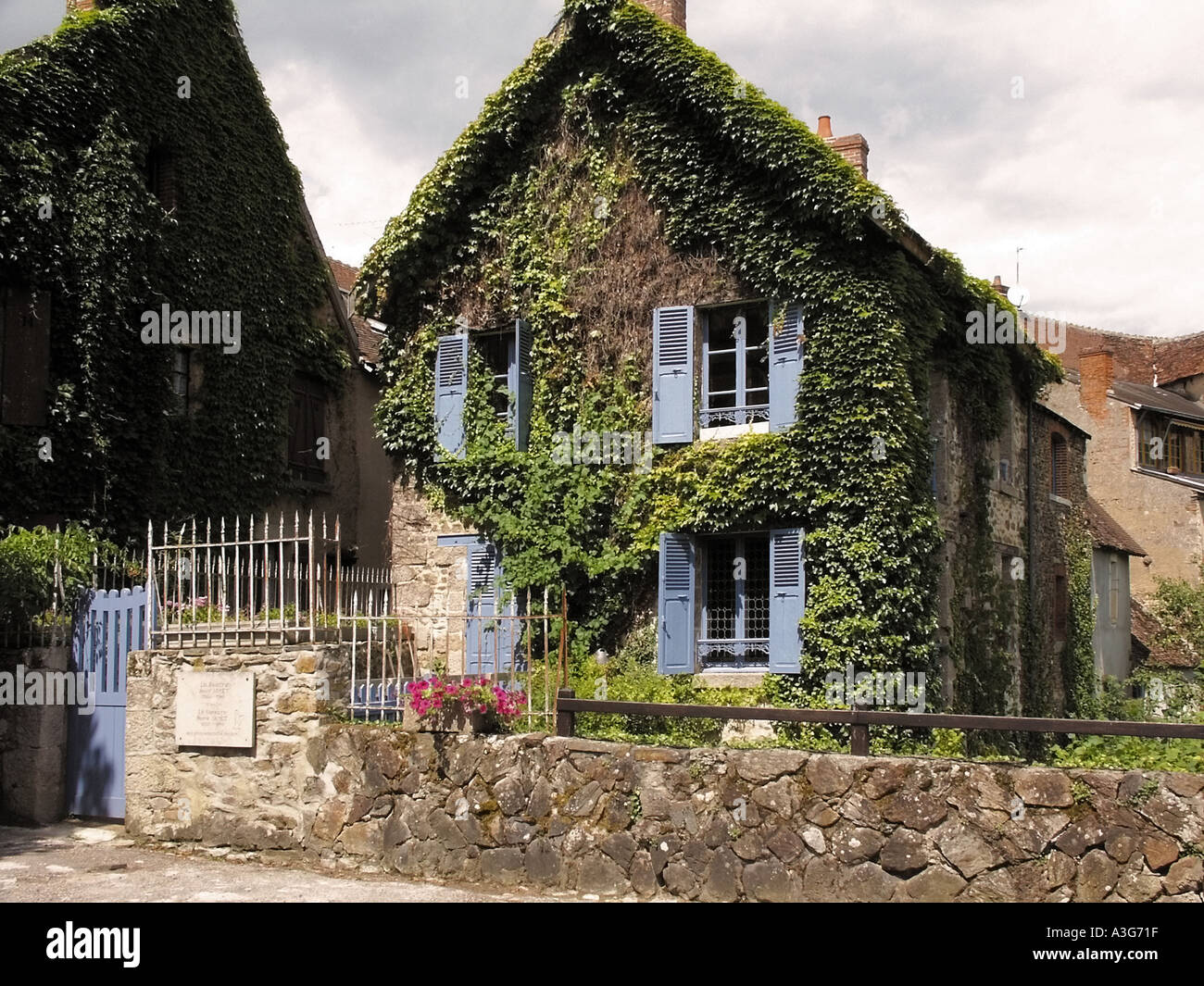 france creuse valley gargilesse village where the novelist george sand ...