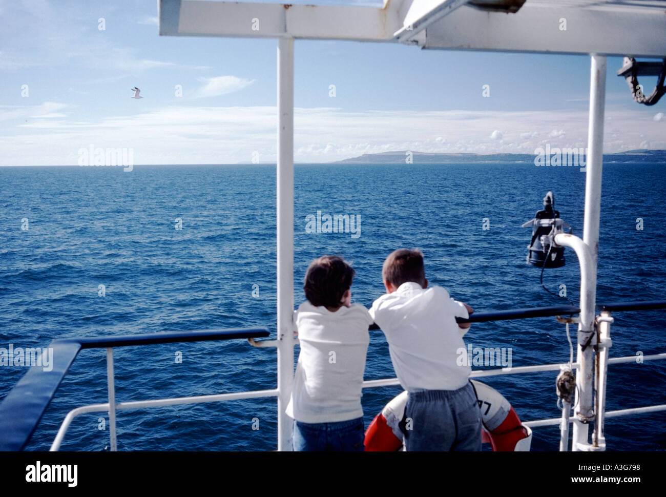 france cherbourg to portsmouth cross channel ferry Stock Photo - Alamy
