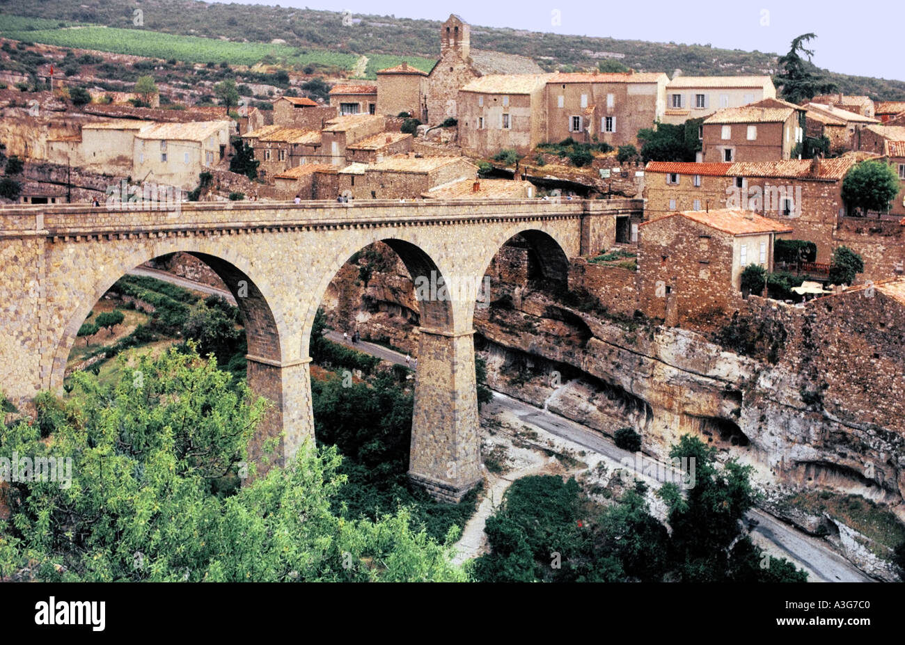 Minerve aude france village hi-res stock photography and images - Alamy