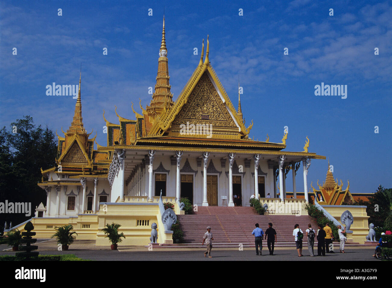The Royal Palace Complex in Phnom Penh Cambodia Stock Photo - Alamy