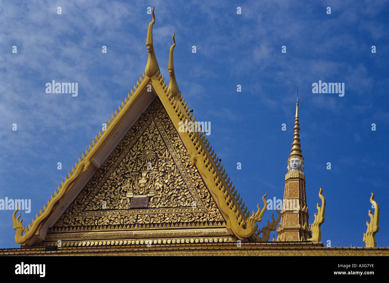 The Royal Palace Complex in Phnom Penh Cambodia Stock Photo - Alamy