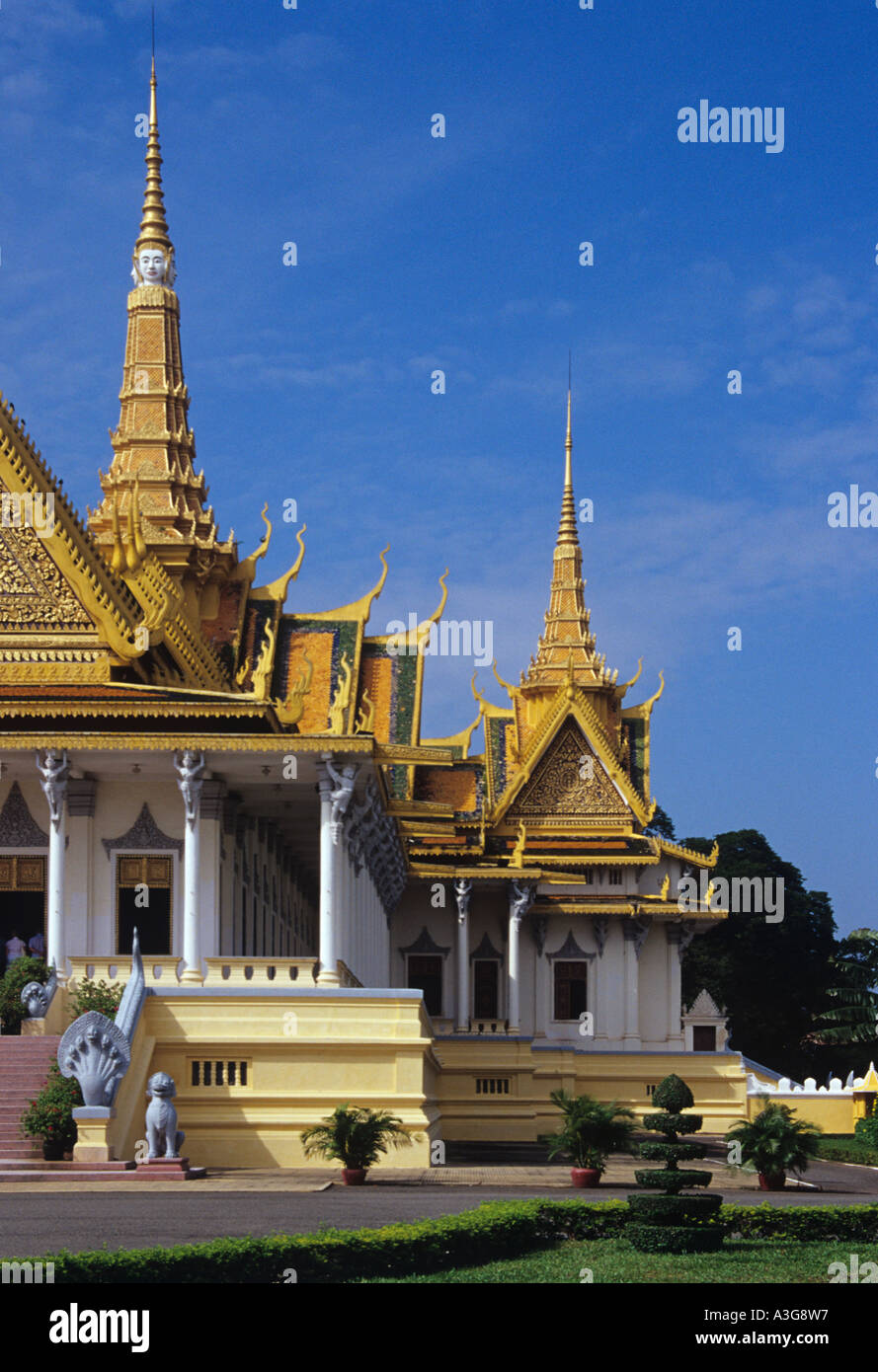 The Royal Palace Complex in Phnom Penh Cambodia Stock Photo - Alamy
