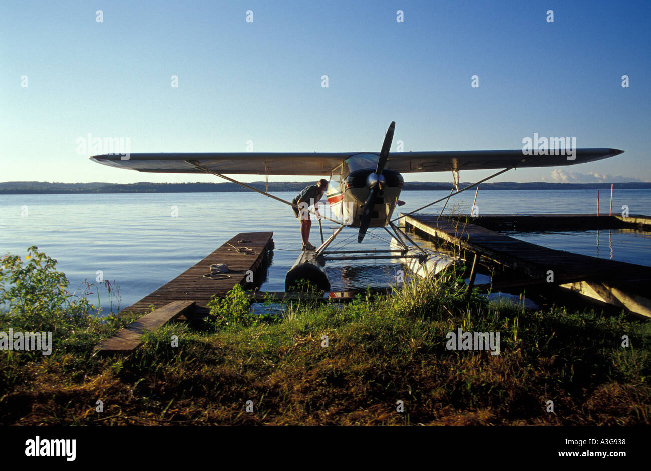 Elmhirst`s Resort, hydroplane, Ontario, Canada Stock Photo - Alamy