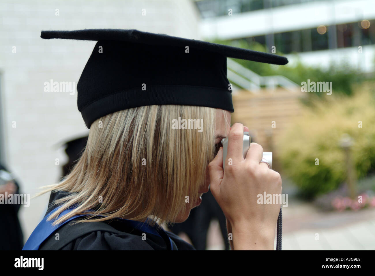 Student at graduation Stock Photo - Alamy
