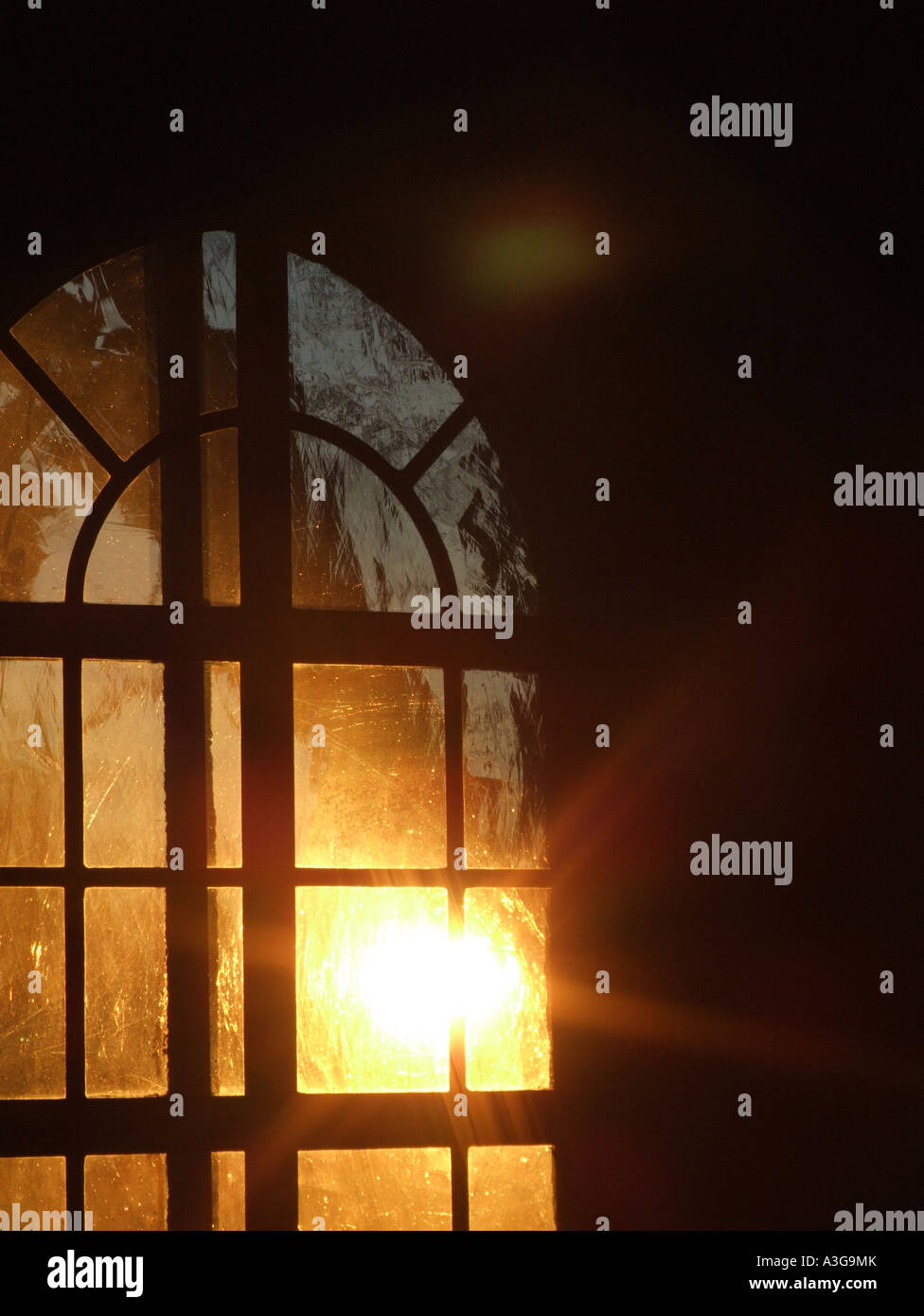 big window in church with sun light breaking through Stock Photo - Alamy