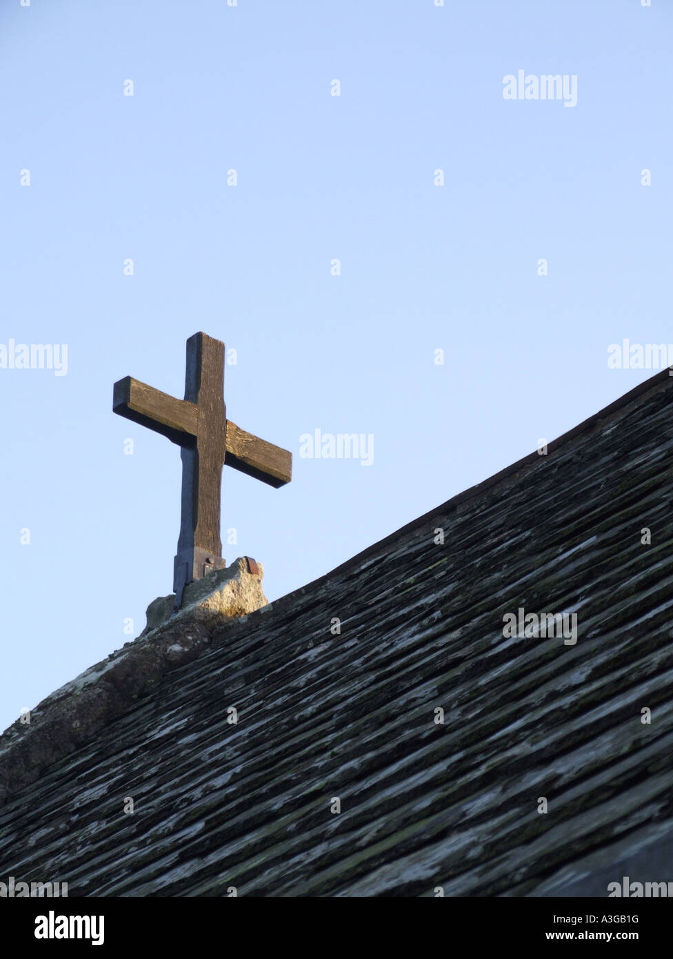 saint tysilio church island at menai bridge, anglesey, north wales ...