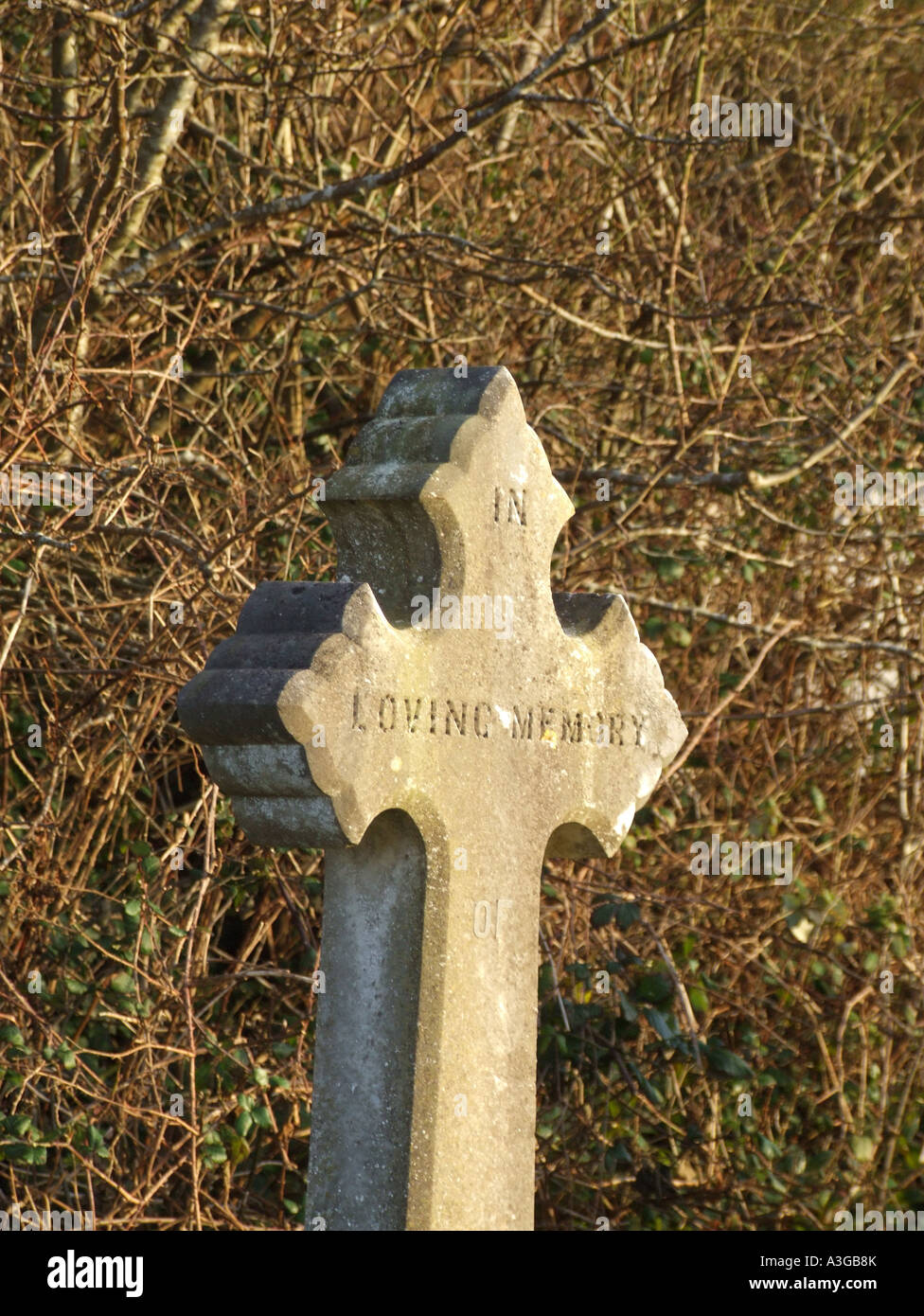 gravestones in cemetery Stock Photo - Alamy