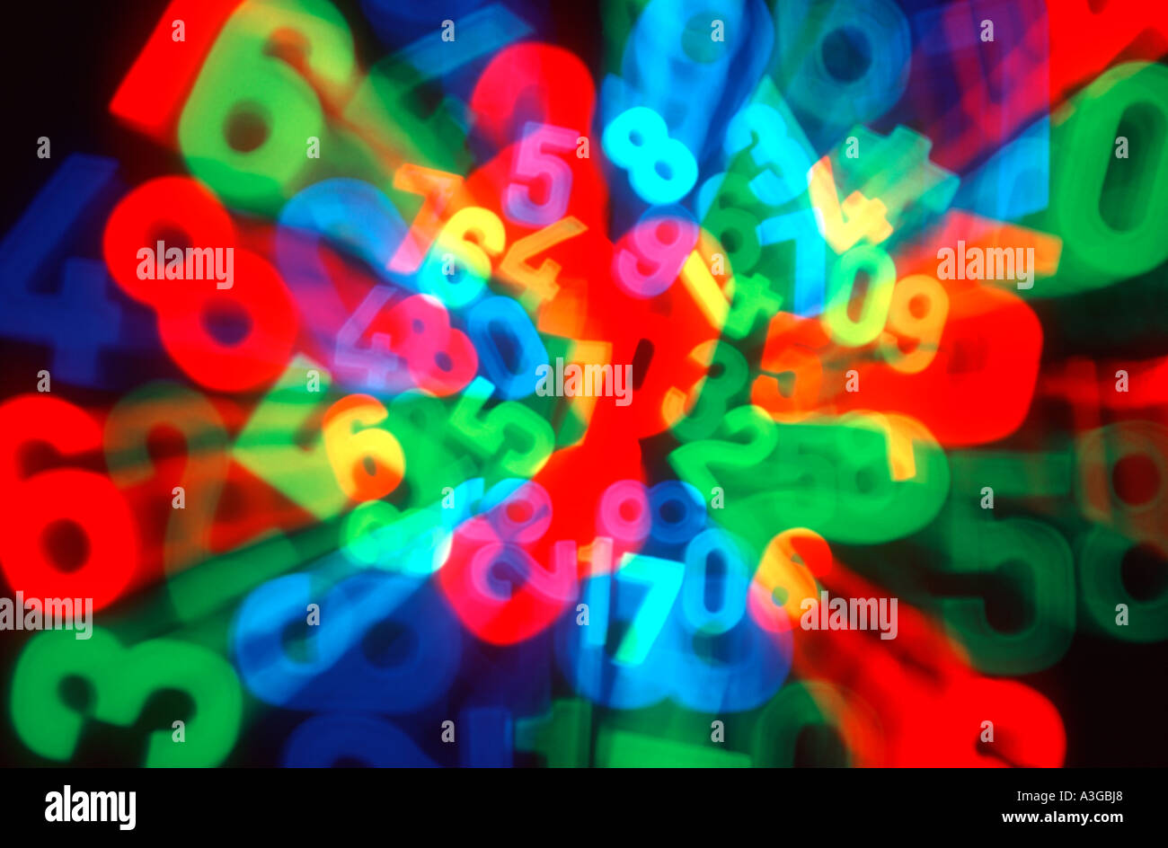 Explosion of numbers hi-res stock photography and images - Alamy