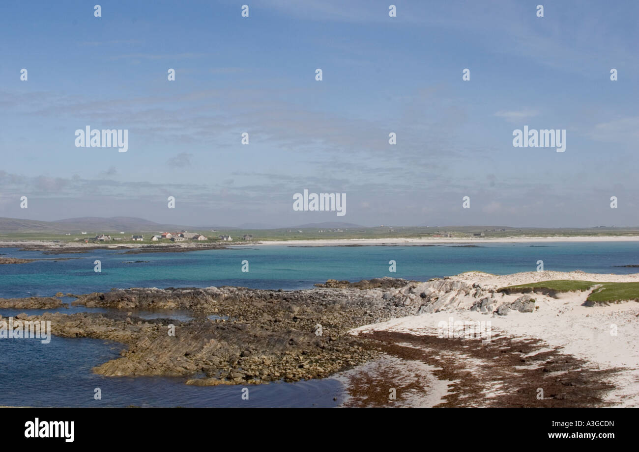 the island barra atlantic beach Stock Photo - Alamy