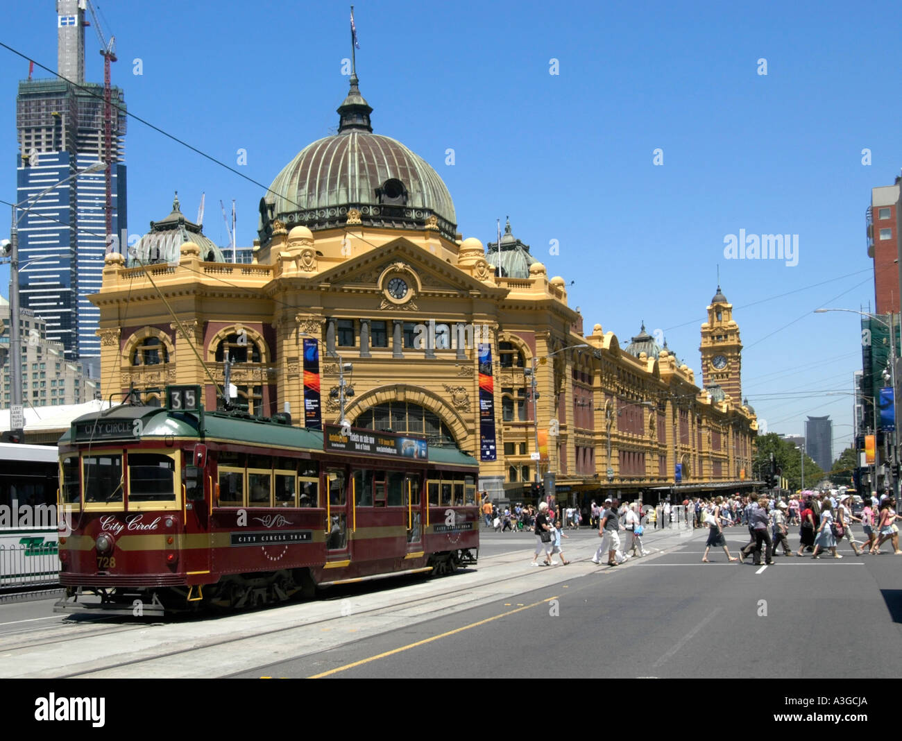 Flinders St Station Melbourne Victoria Australia Stock Photo - Alamy