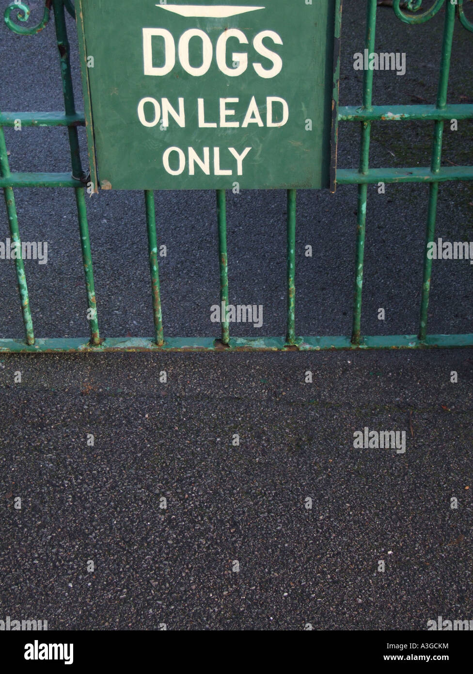 keep dog on a lead sign Stock Photo - Alamy