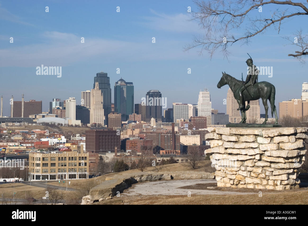 Kansas City Skyline View I Stock Photo - Alamy