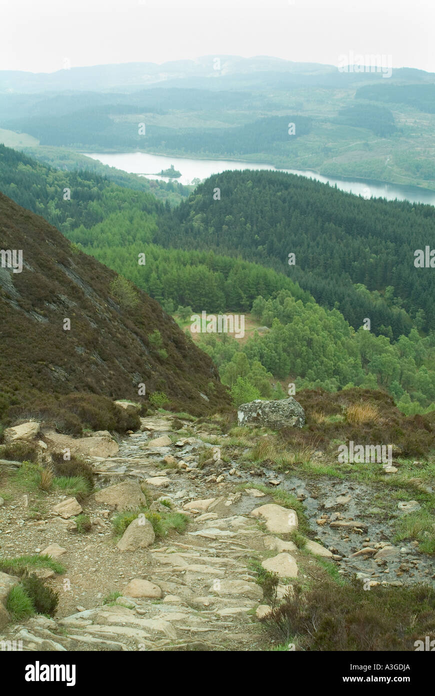 Loch Katrine from Ben Ann Scotland Stock Photo - Alamy Loch Katrine from Ben Ann Scotland Stock Photo - Alamy