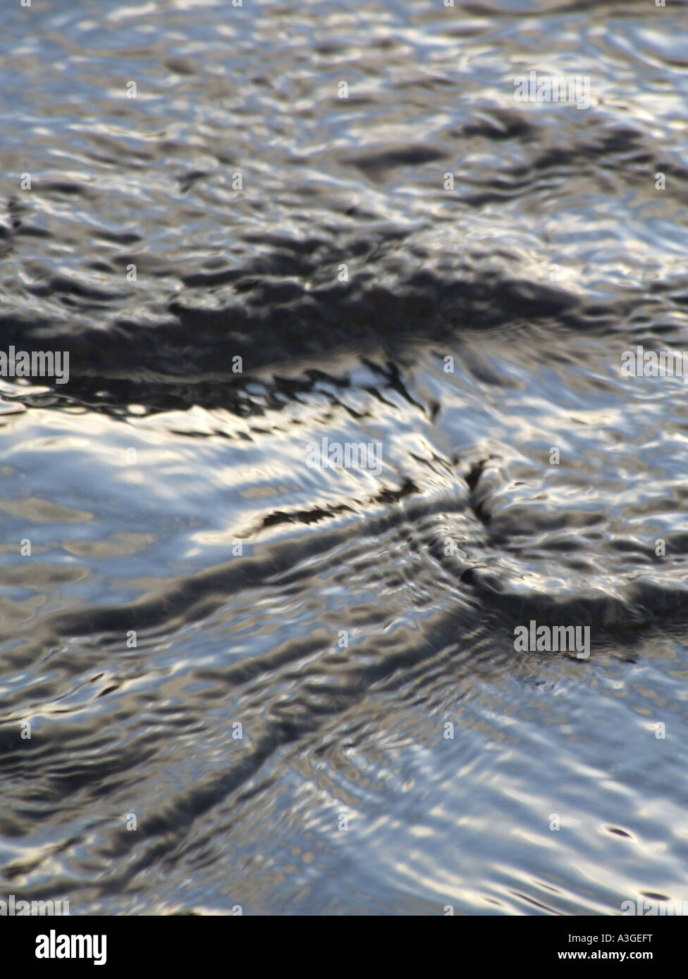 ripples in flowing water Stock Photo - Alamy