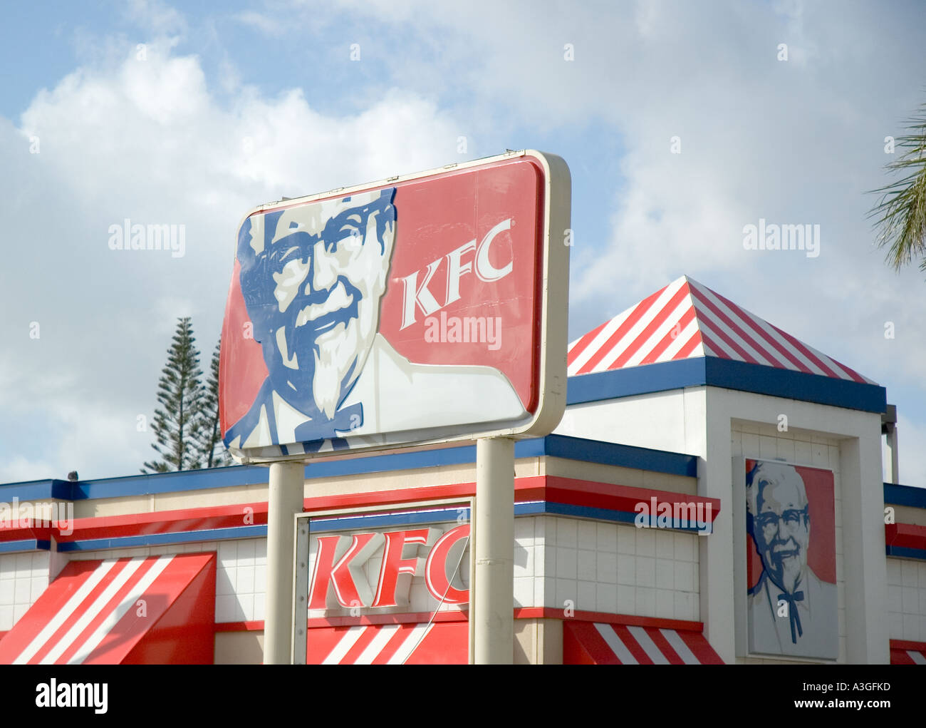 KFC restaurant in Little Havana Miami Florida Stock Photo - Alamy