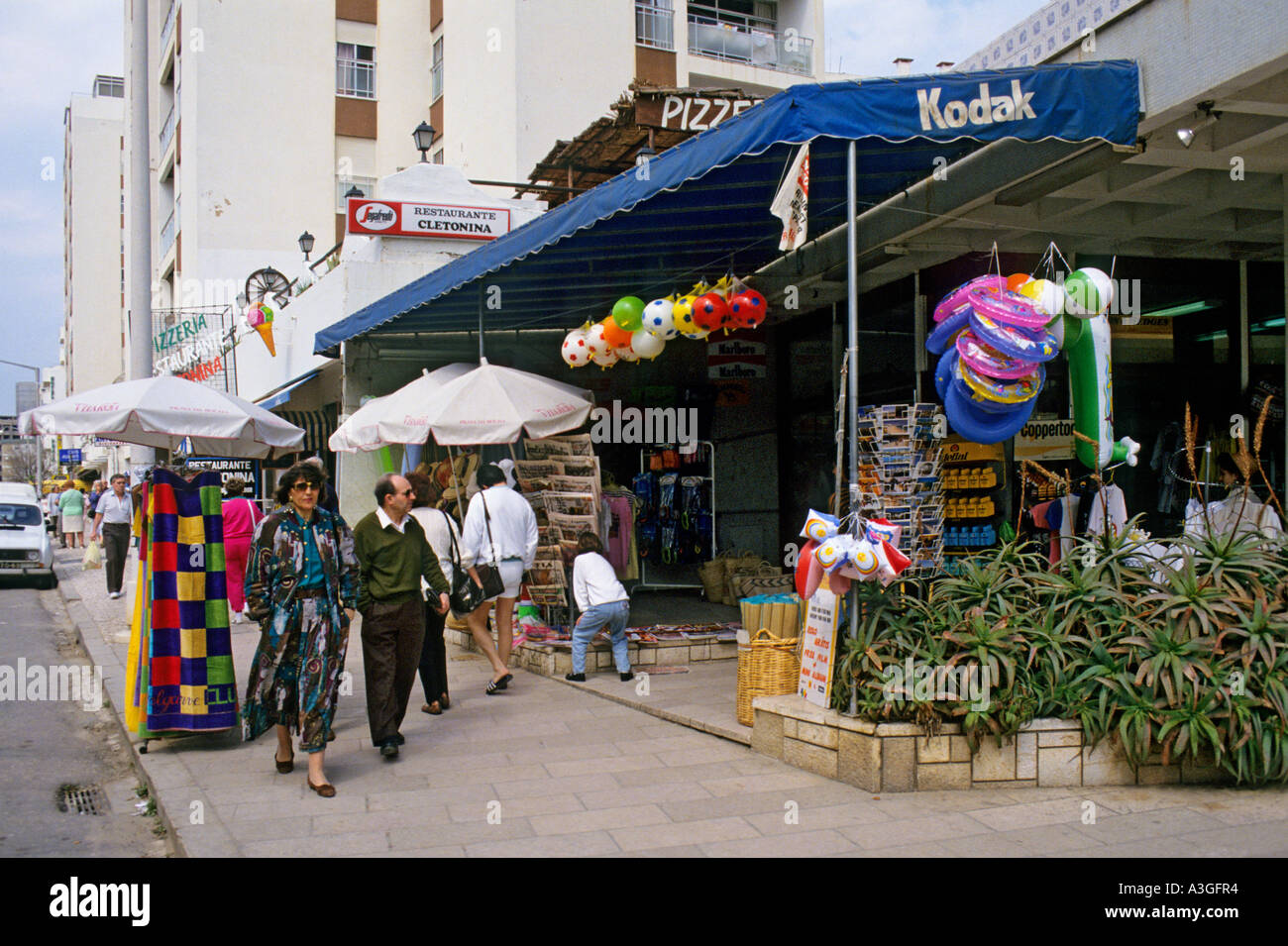 Tourist souvenir shop Praia da Rocha Algarve Portugal Stock Photo - Alamy