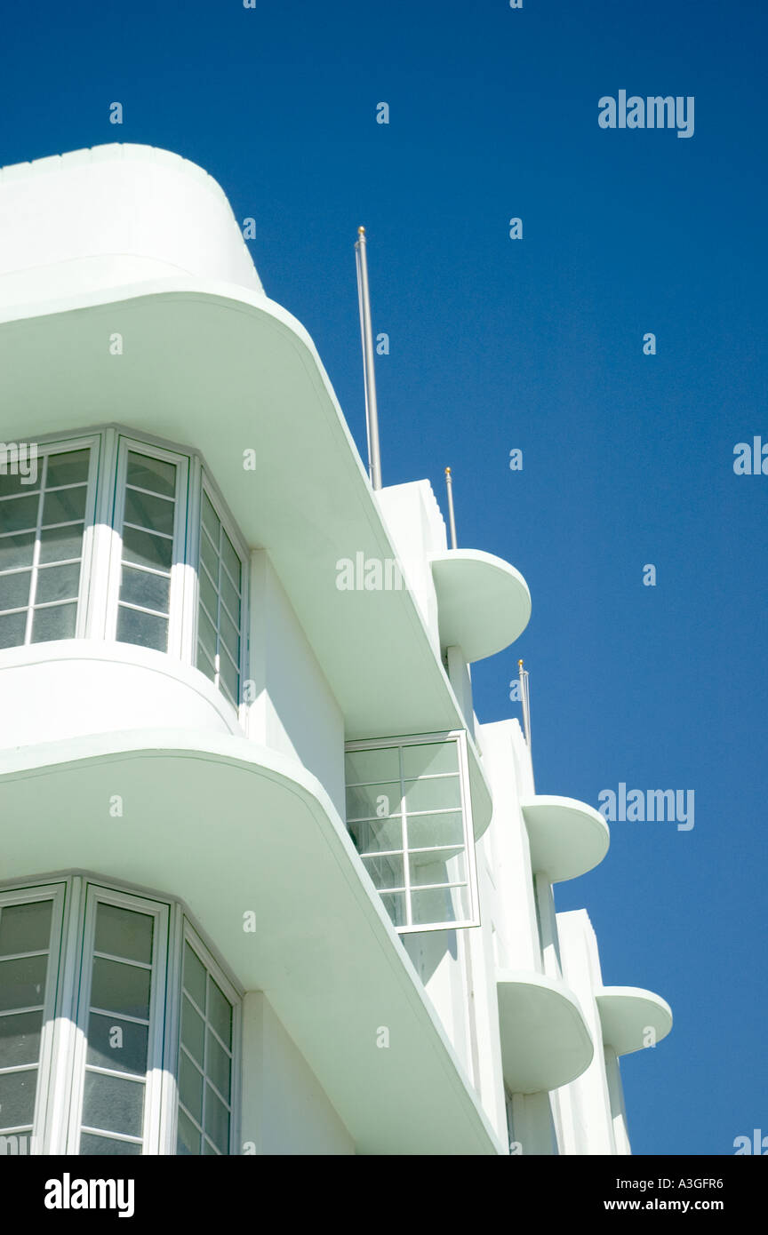 Art deco architecture in Miami Beach Florida USA Stock Photo - Alamy