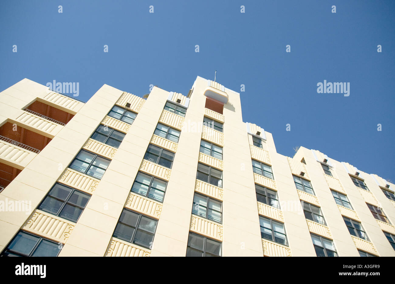 Art deco architecture in Miami Beach Florida USA Stock Photo - Alamy