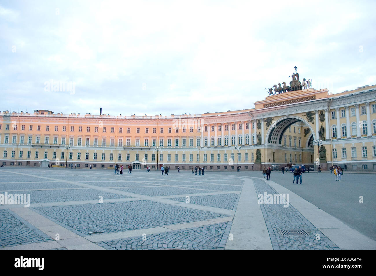 the general staff building in palace square saint petersburg russia ...