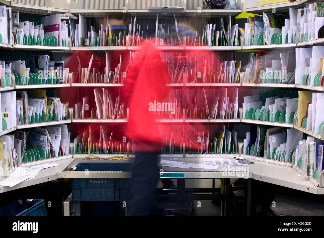 Post Office sorting centre Stock Photo - Alamy