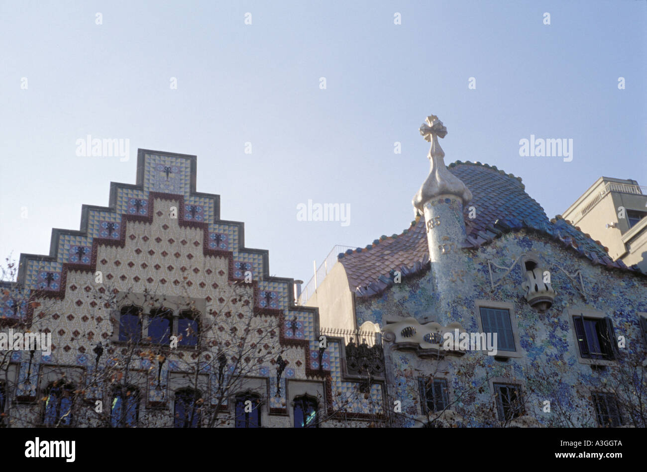 Illa de la Discordia (the Block of Discord) on Passieg de Gracia. On ...