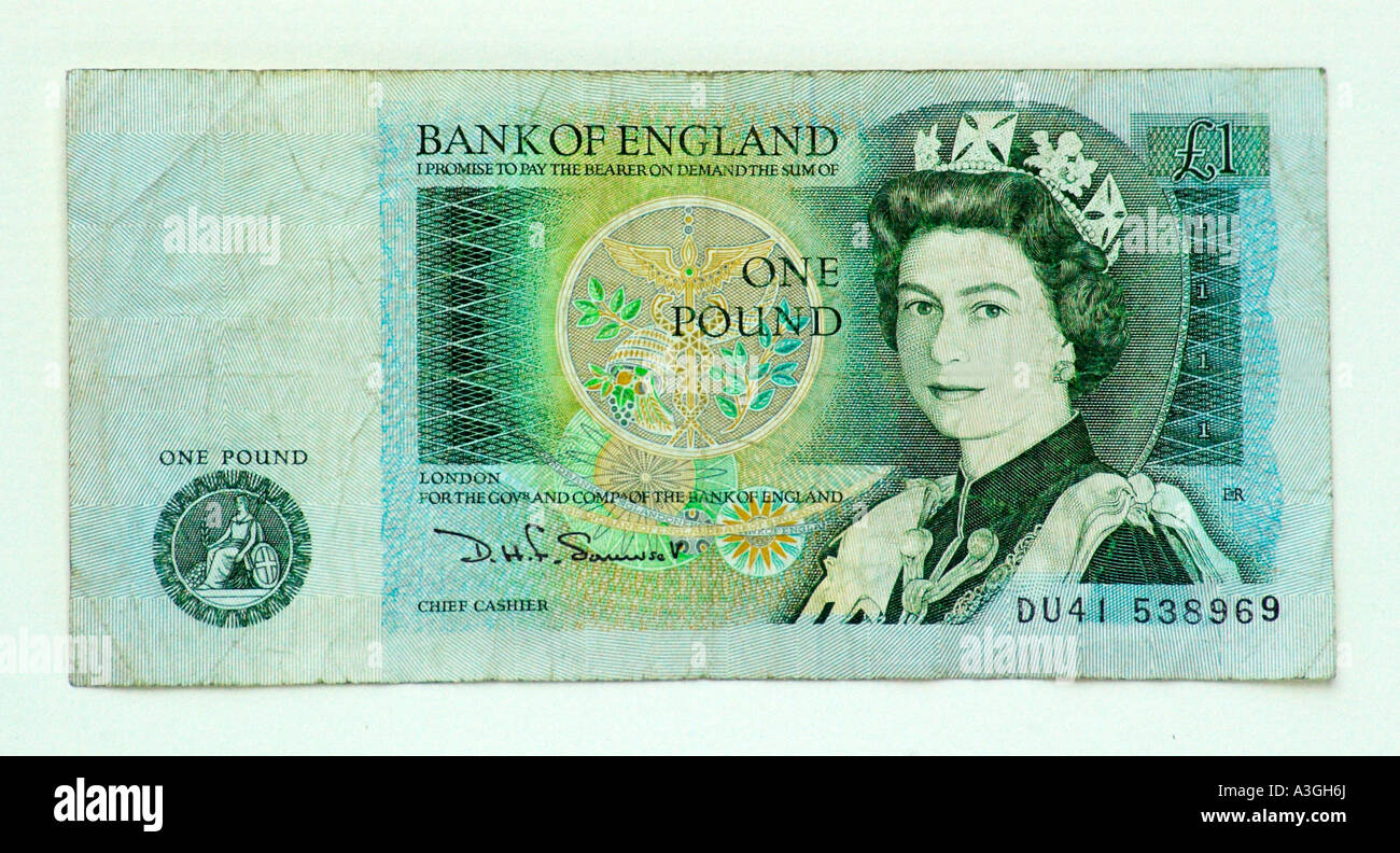 British One Pound Stock Photo - Alamy
