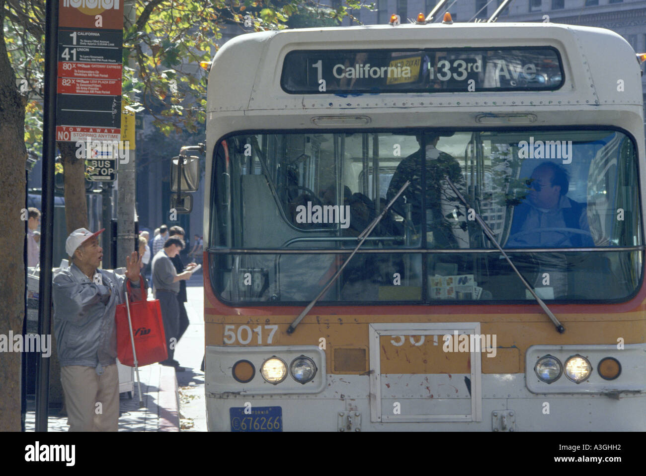 public transport bus in San Francisco, California Stock Photo - Alamy