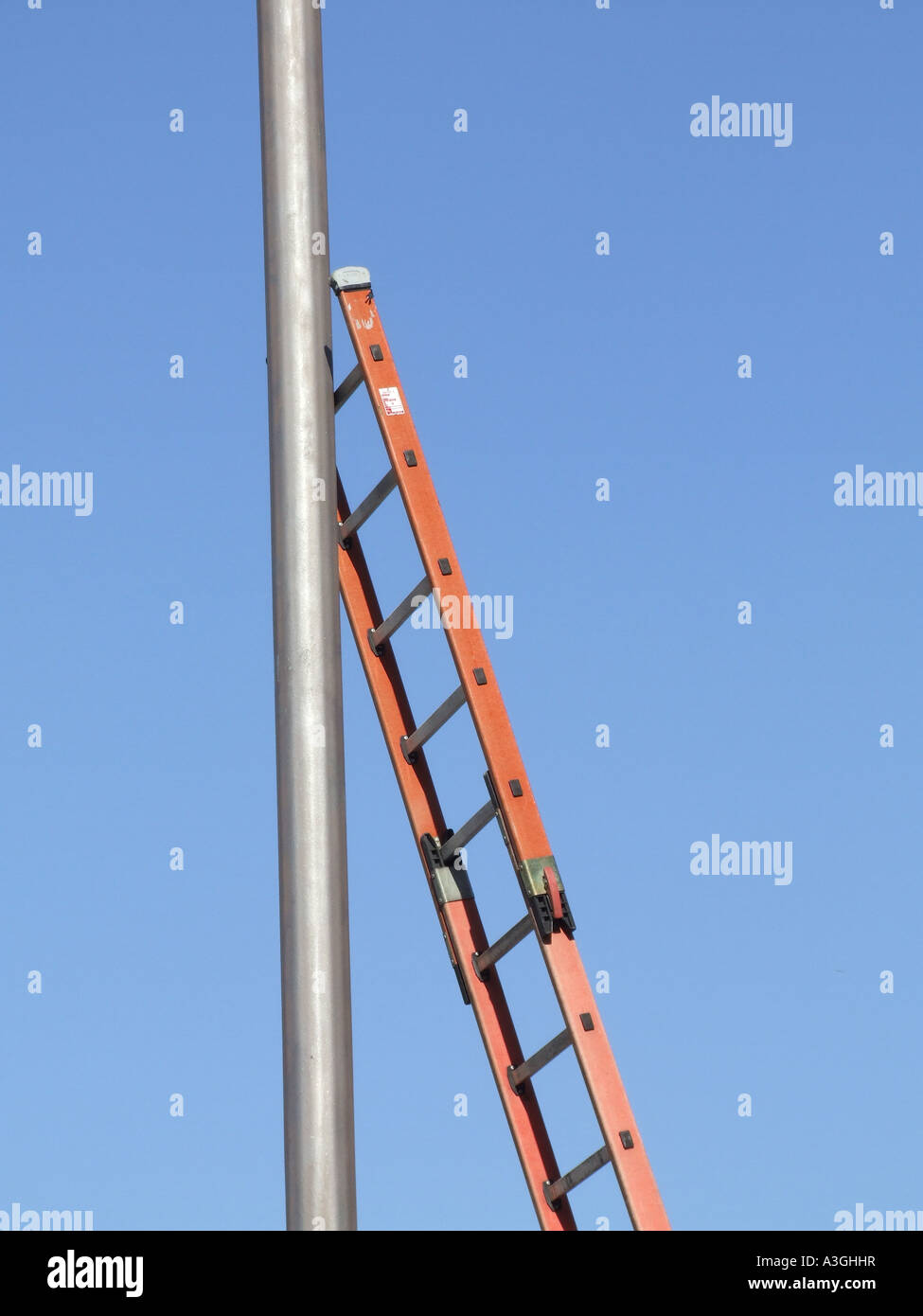 ladder and blue sky Stock Photo - Alamy