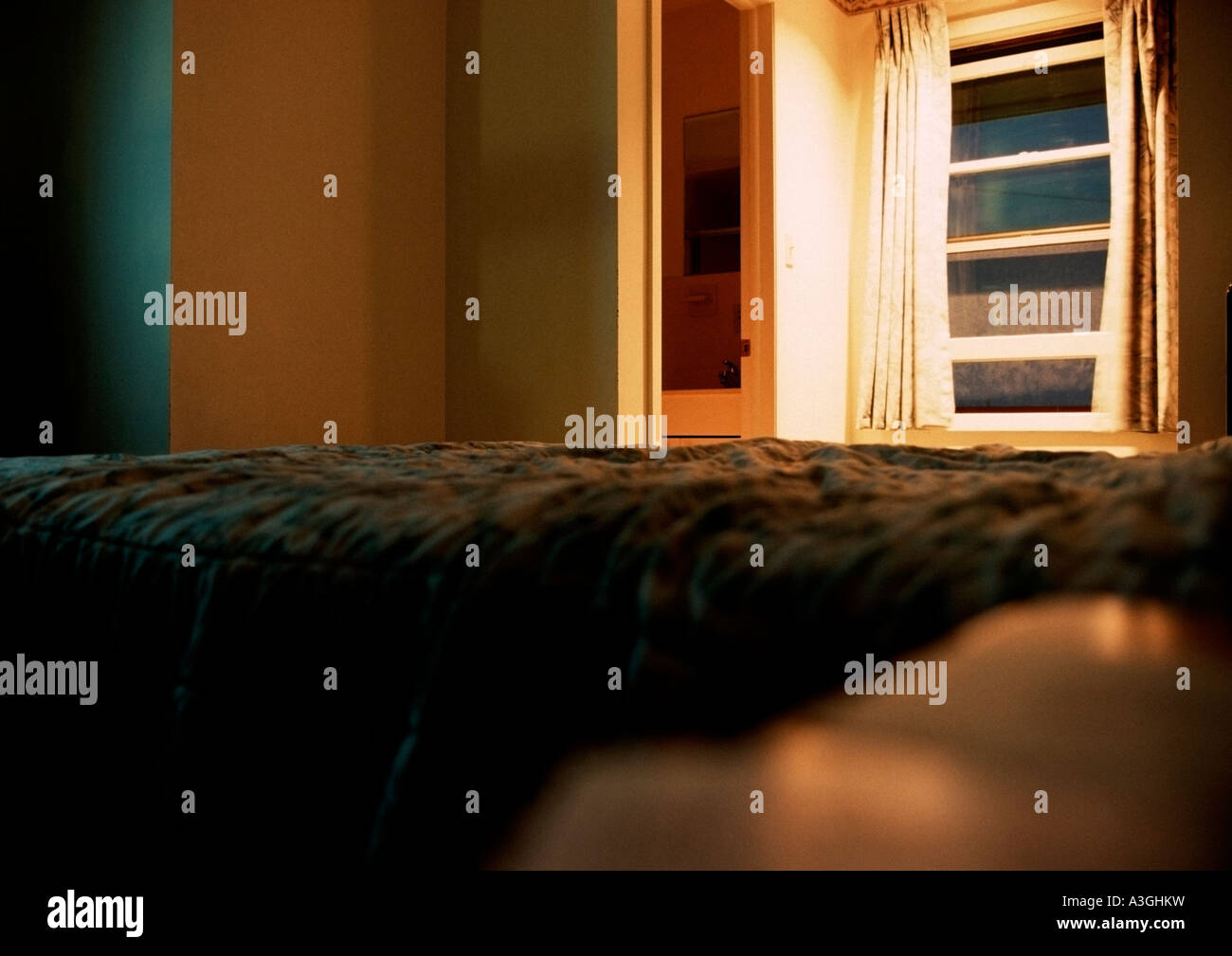 Open window night hi-res stock photography and images - Alamy