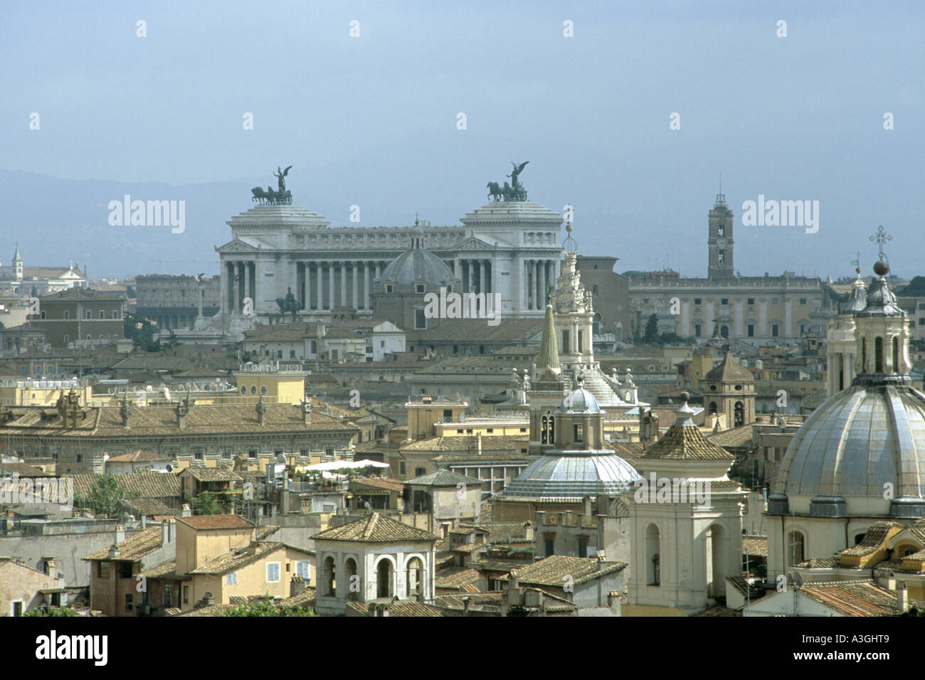 A rooftop view of Rome, Italy Stock Photo - Alamy