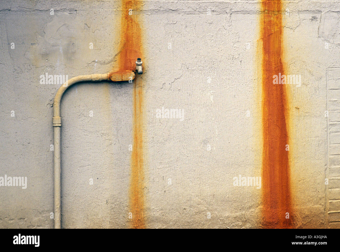 rust stains on an old wall Stock Photo - Alamy