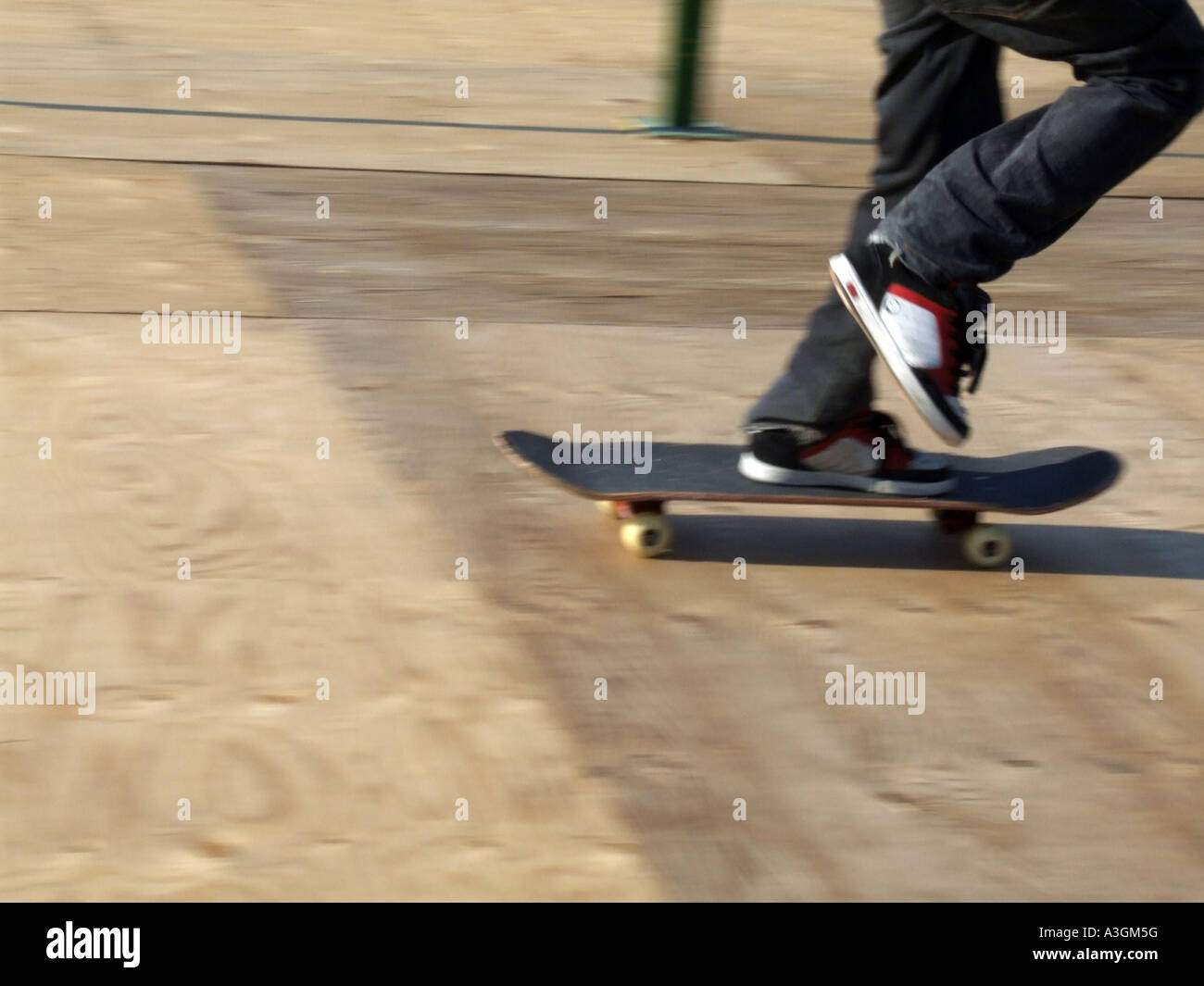 skateboarder doing tricks on course at competition in rome Stock Photo ...