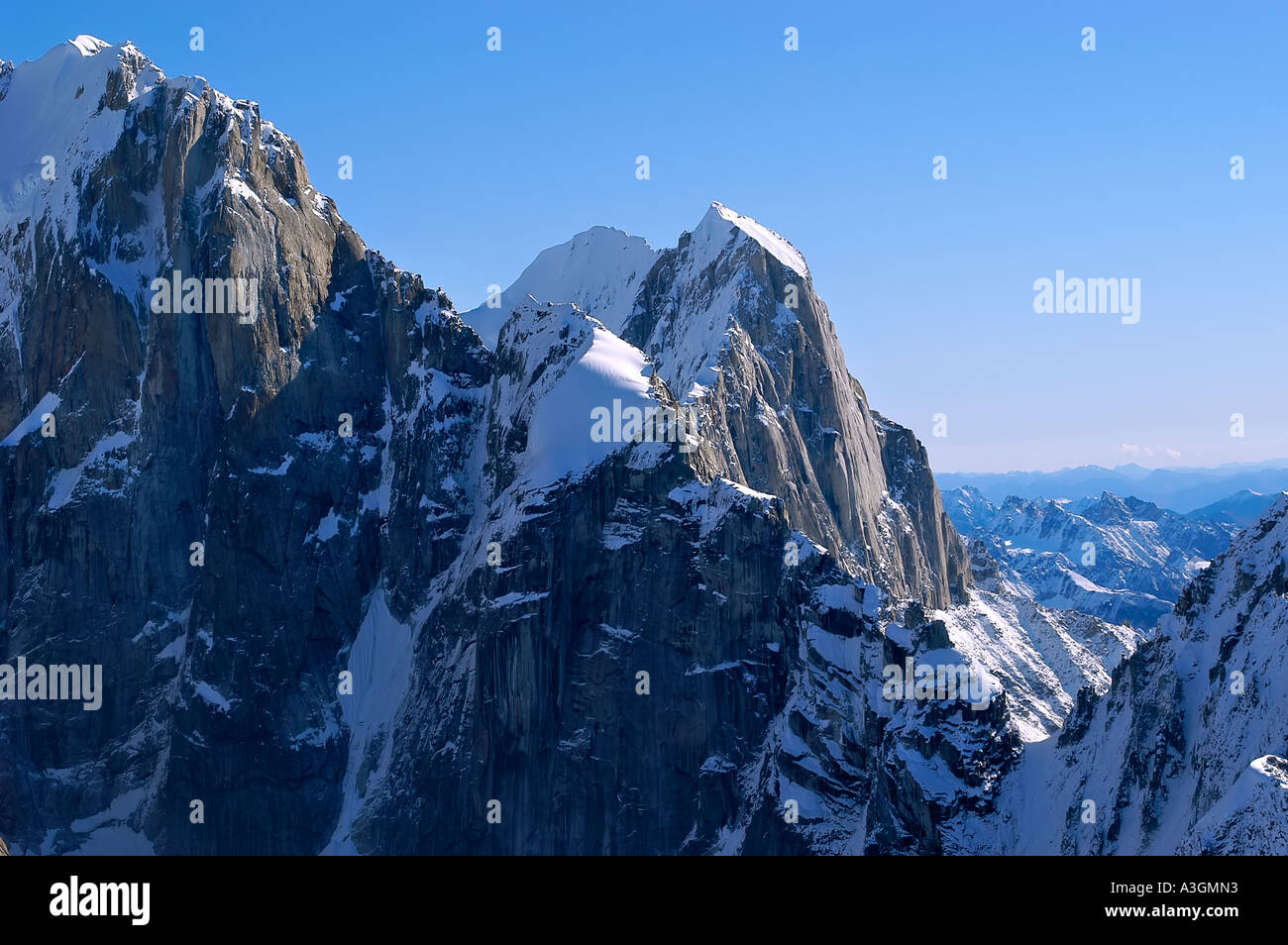 Mountains Moose's & Broken Tooths /3,150m./, North America, Alaskan ...