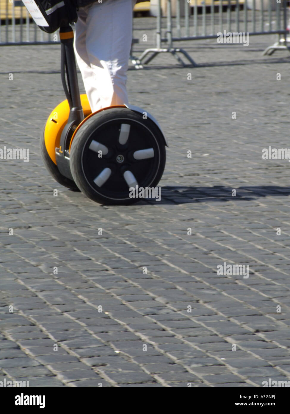 segway personal transporter in rome Stock Photo - Alamy