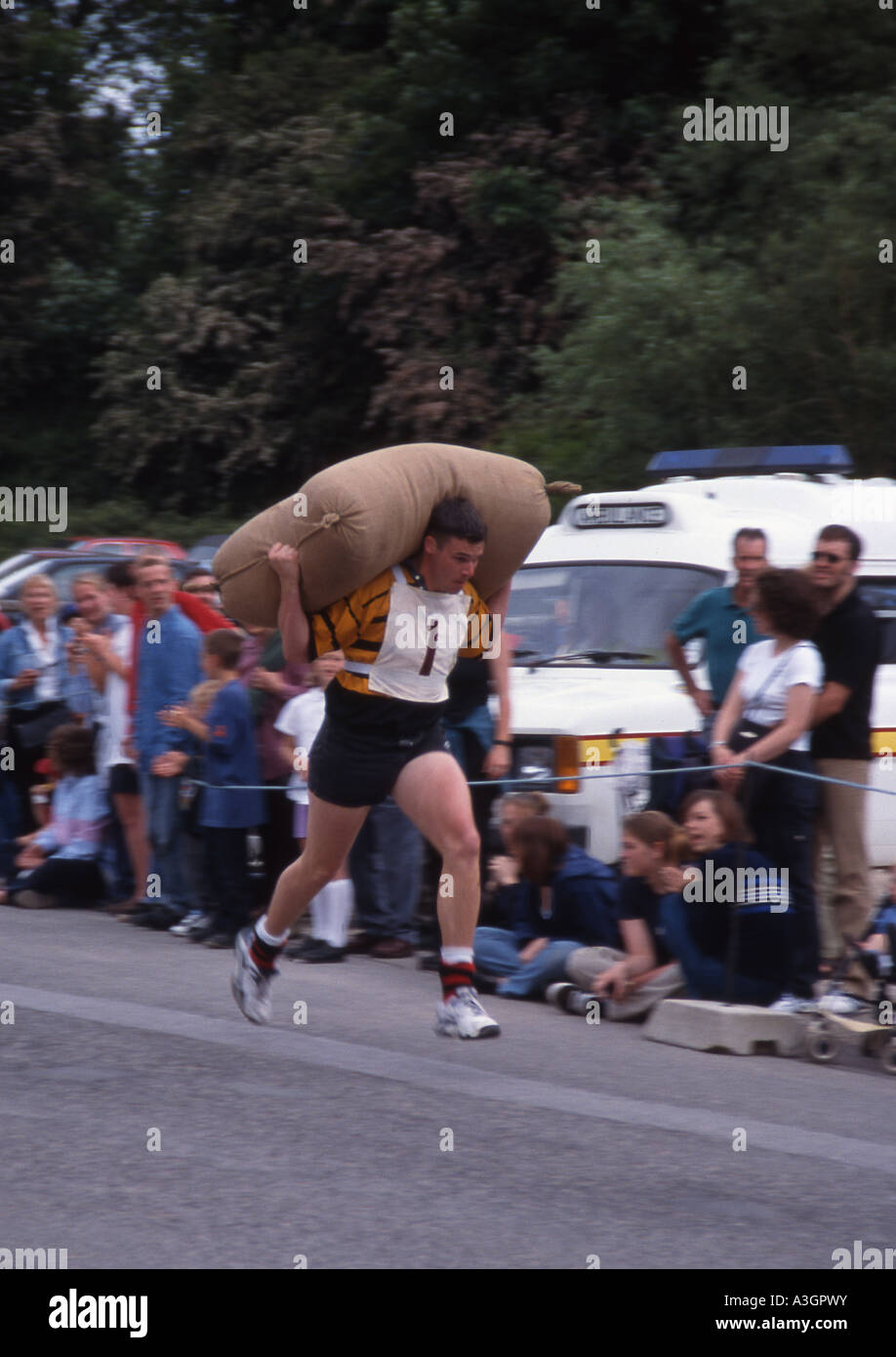 Woolsack races Tetbury Gloucestershire Stock Photo - Alamy