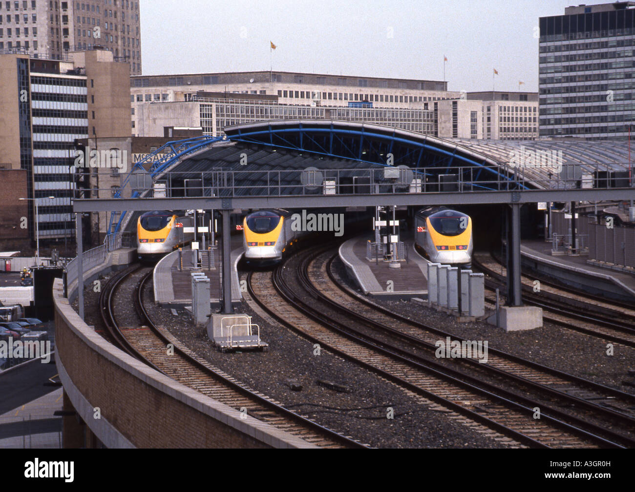 Eurostar trains Waterloo Station London Stock Photo - Alamy